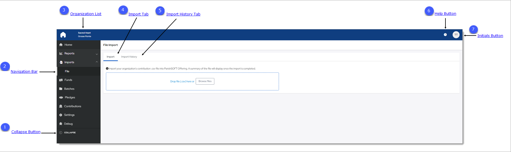 About the File Import Page