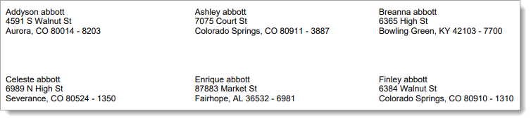 How to Create Member Mailing Labels